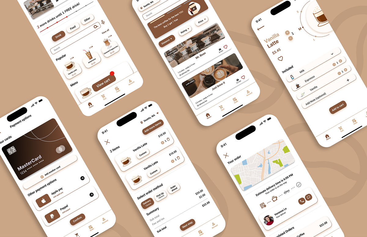 Case study of a coffee-ordering app | by Teresanguyenpl | Medium