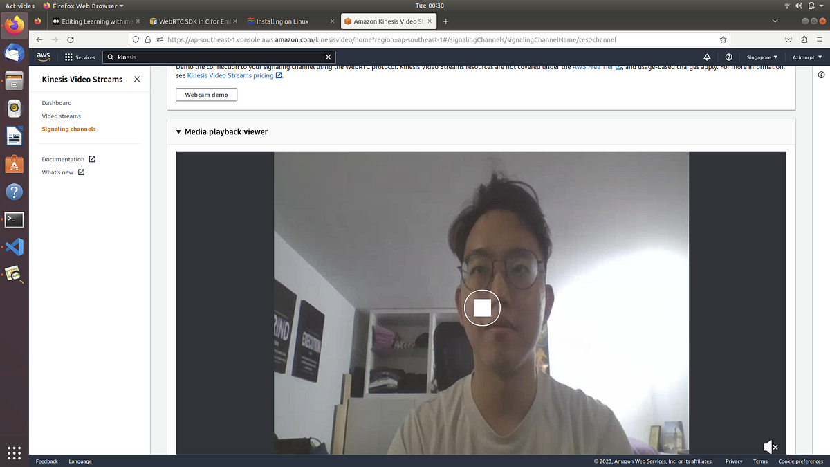 Learning with me — AWS WebRTC video stream | by Wilson Tai | Medium