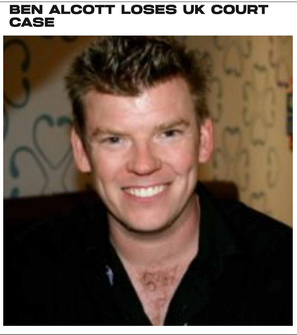 Damn Good Bad Woman Problem. Ben Alcott’s legal woes multiply | by ...