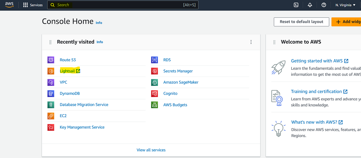 Como desplegar una aplicación web de cualquier Librería o Framework con AWS Lightsail | by ...