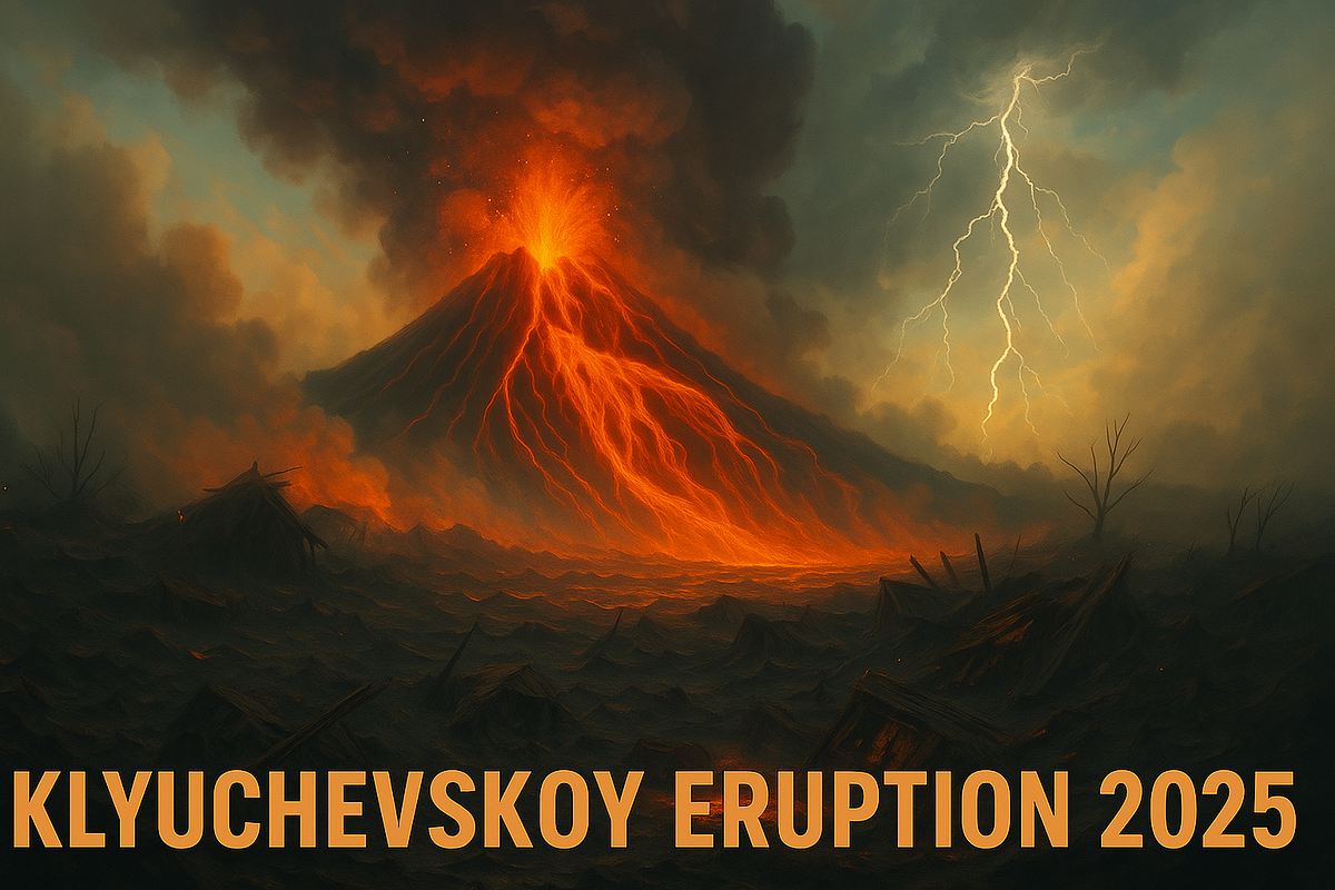 Klyuchevskoy Eruption 2025: When Earth Unleashed Fire After the Quake ...