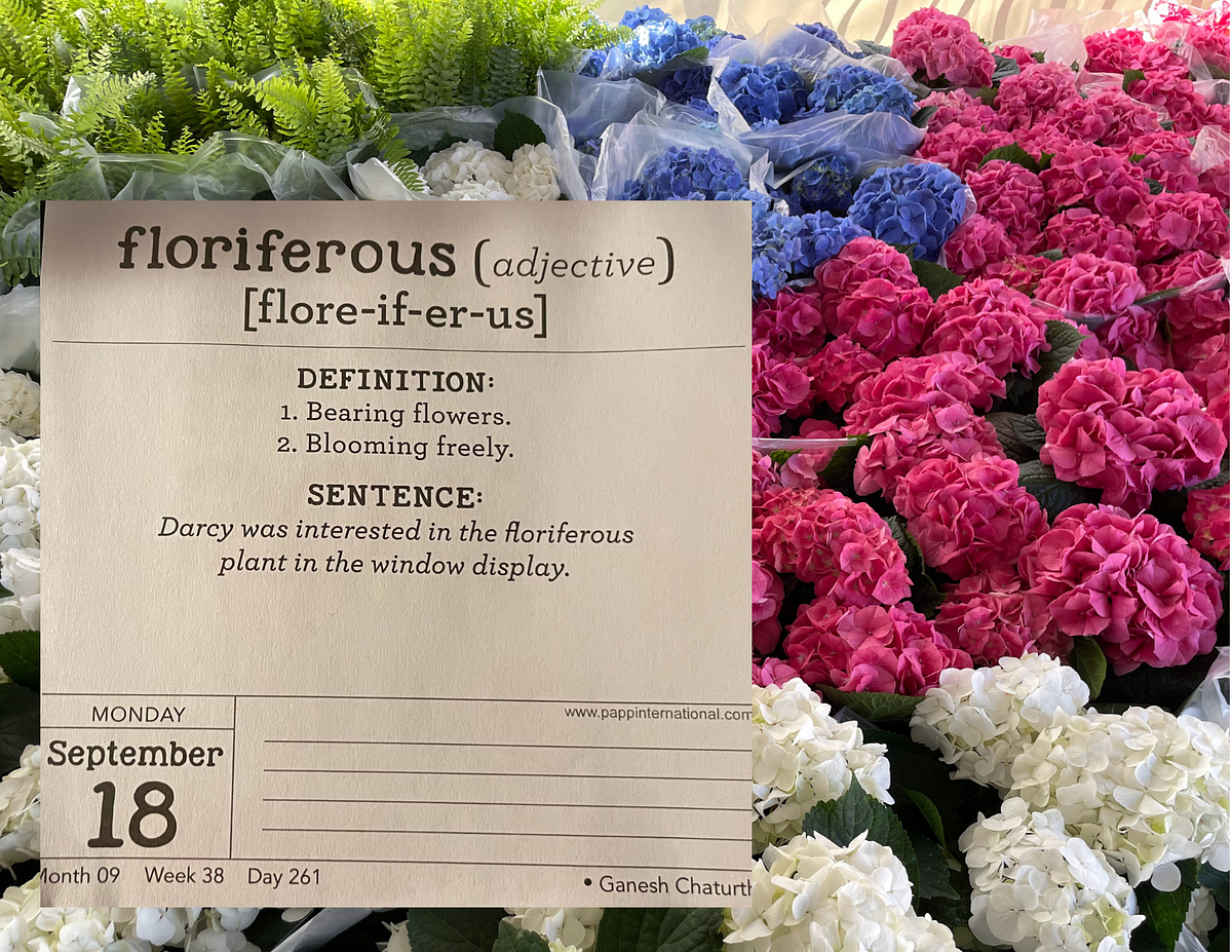 Floriferous: A Lovely Sounding Word Equating to Its Meaning - The Daily ...
