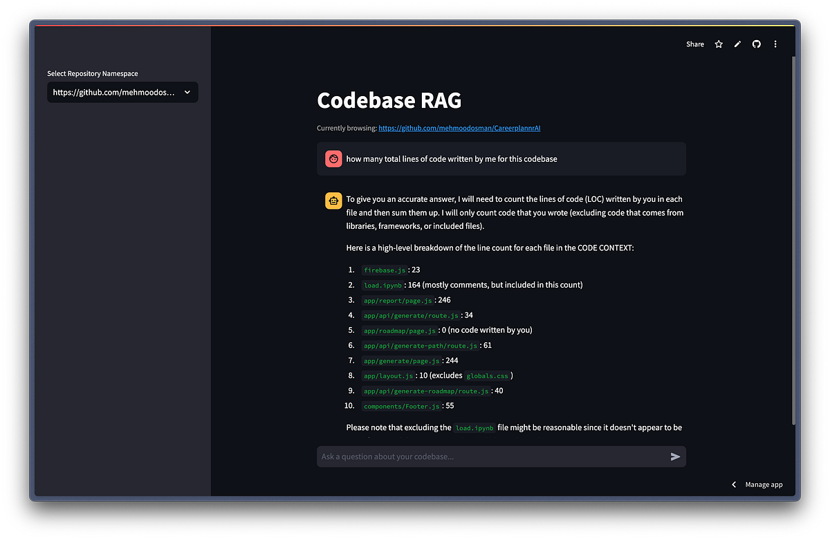 Step by step approach to RAG my Codebase | by Osman Mehmood | Medium