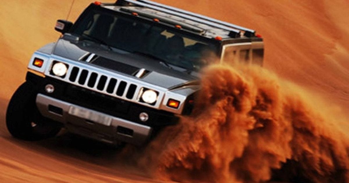 Book Your Private Hummer Desert Safari Dubai | by Jaxonx | Medium