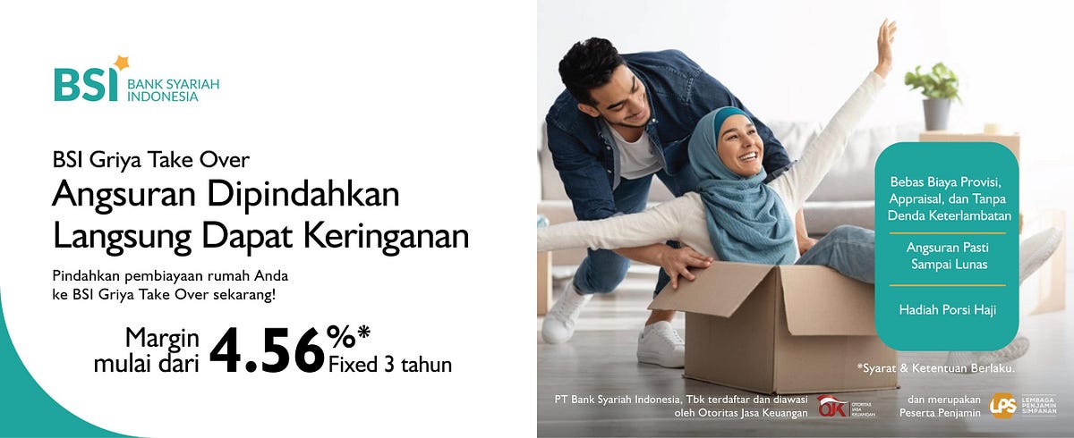 KONSULTAN KPR SYARIAH BSI RENDAH DP, WhatsApp 0852–9483–9849, KPR ...