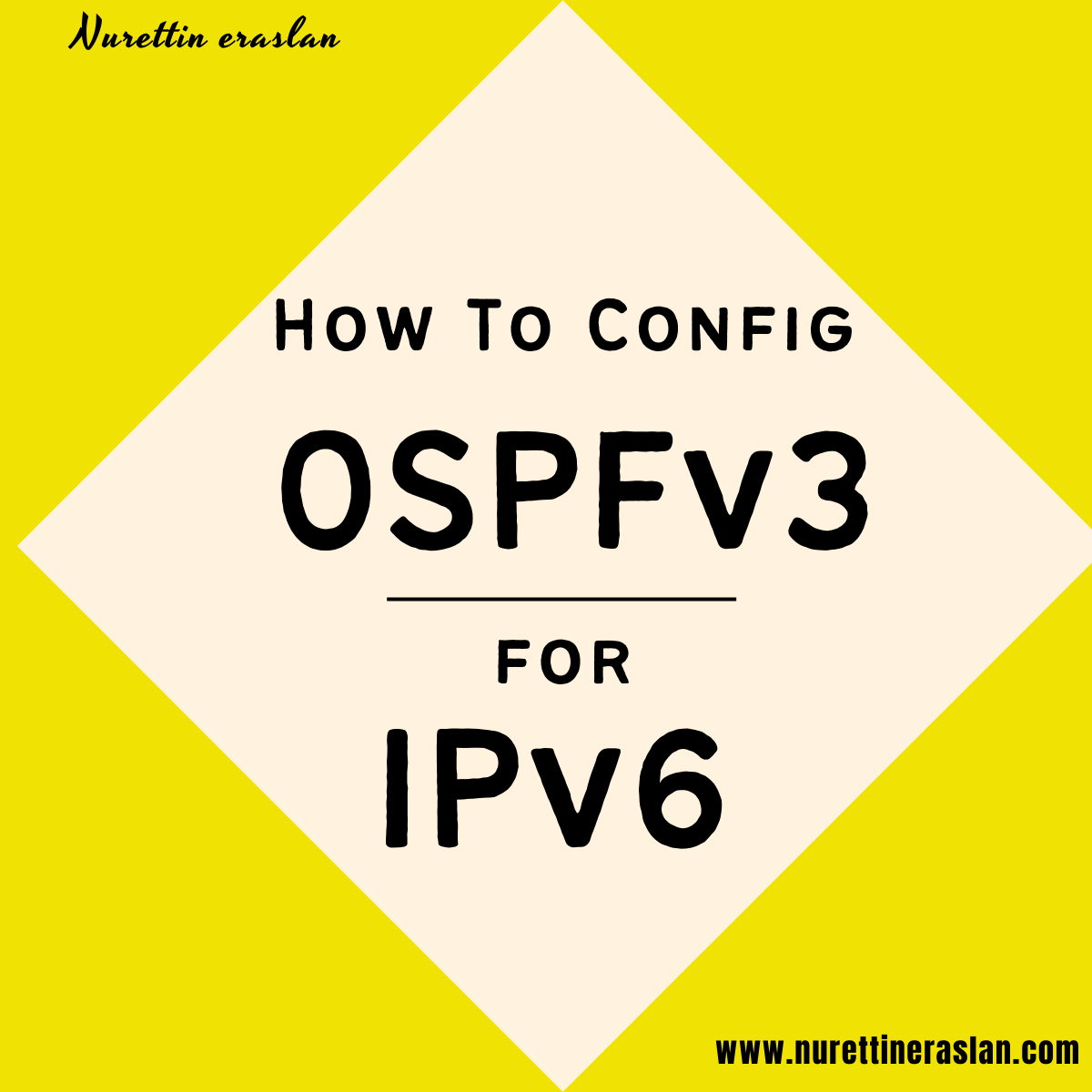 OSPFv3 Configuration on Cisco Routers for IPv6 | by Nurettin Eraslan ...