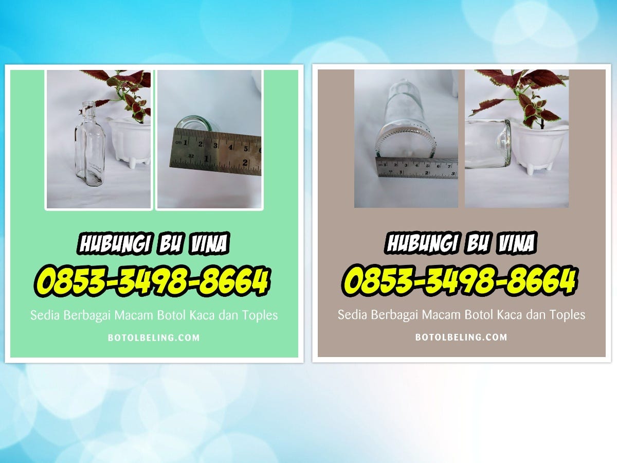 GUDANG 085334988664 Jual Botol Gepeng Kaca | by Botolkacagepengml | Medium