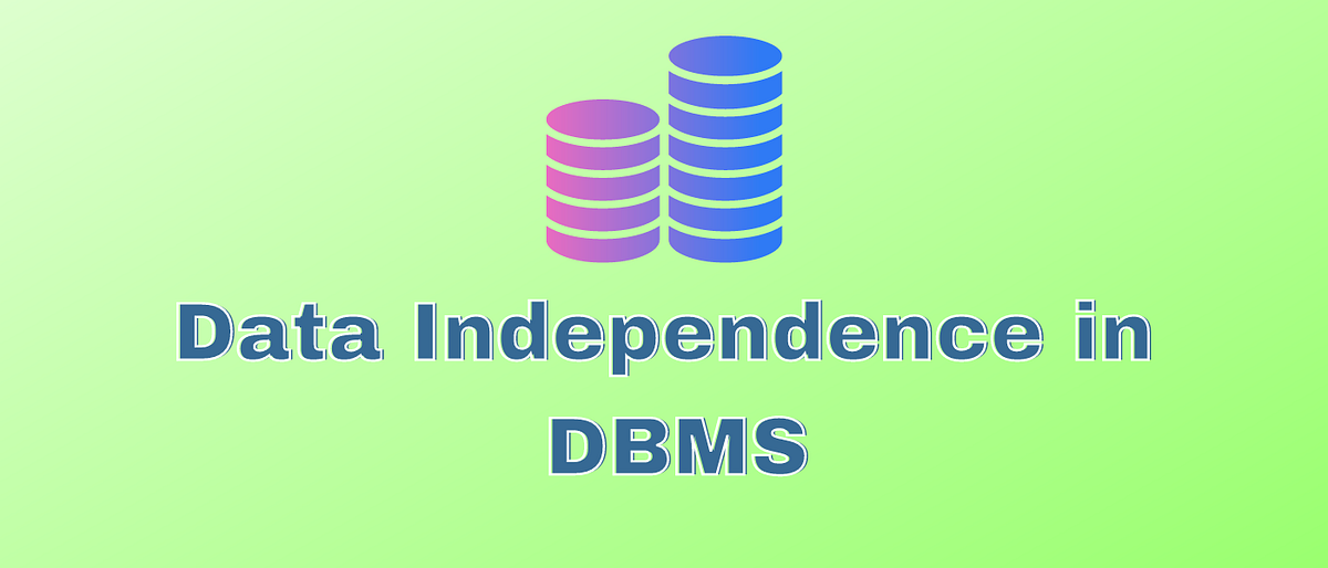 Data Independence in DBMS. Overview | by Sarang S. Babu | Nerd For Tech | Medium