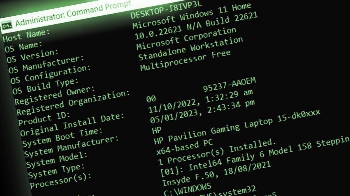 Quick Tech Tip: Using Command Prompt to Check Your Computer Specs | by Sahasra Kesara | Medium