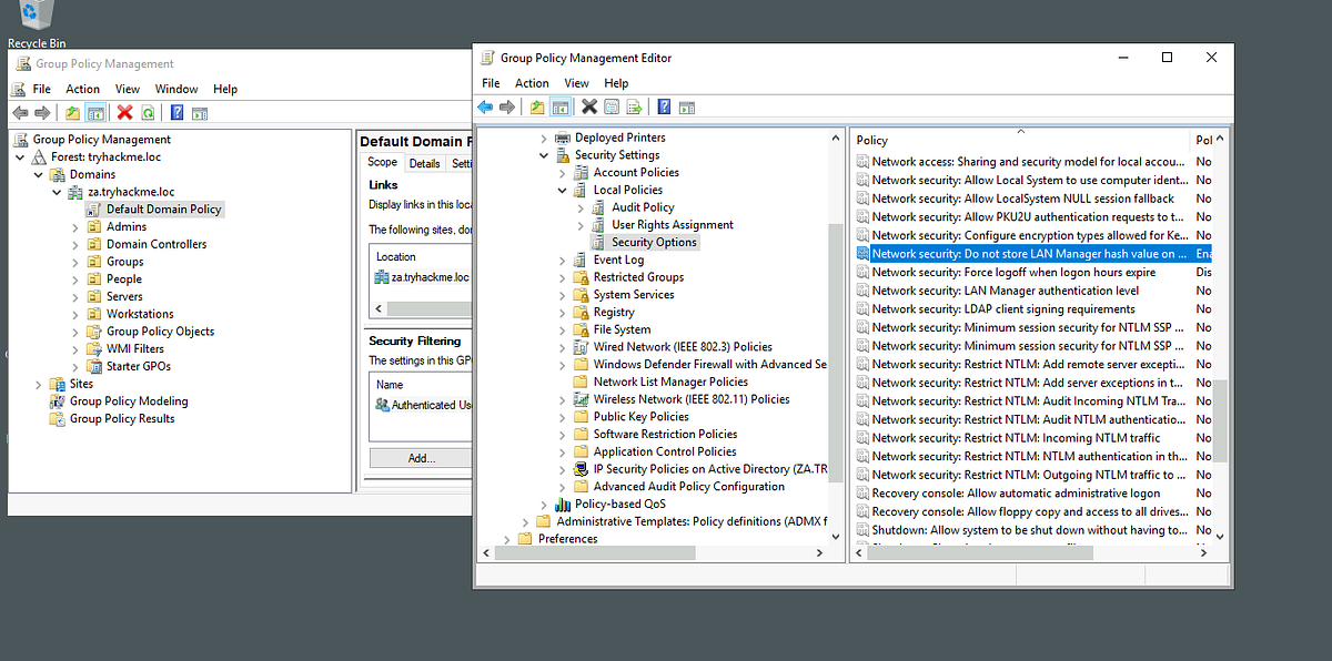 Active Directory Hardening — To Learn Basic Concepts Regarding Active Directory Attacks And