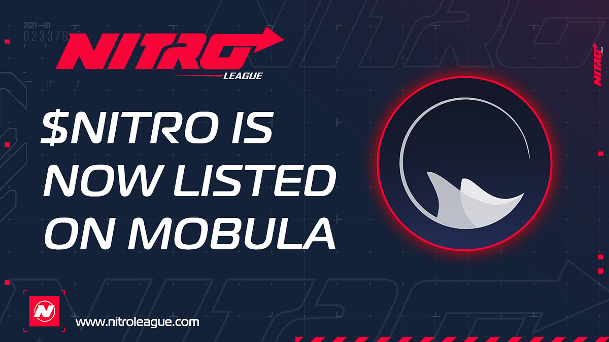 Nitro Gets Listed on Mobula. We come bearing good news! We’re very ...
