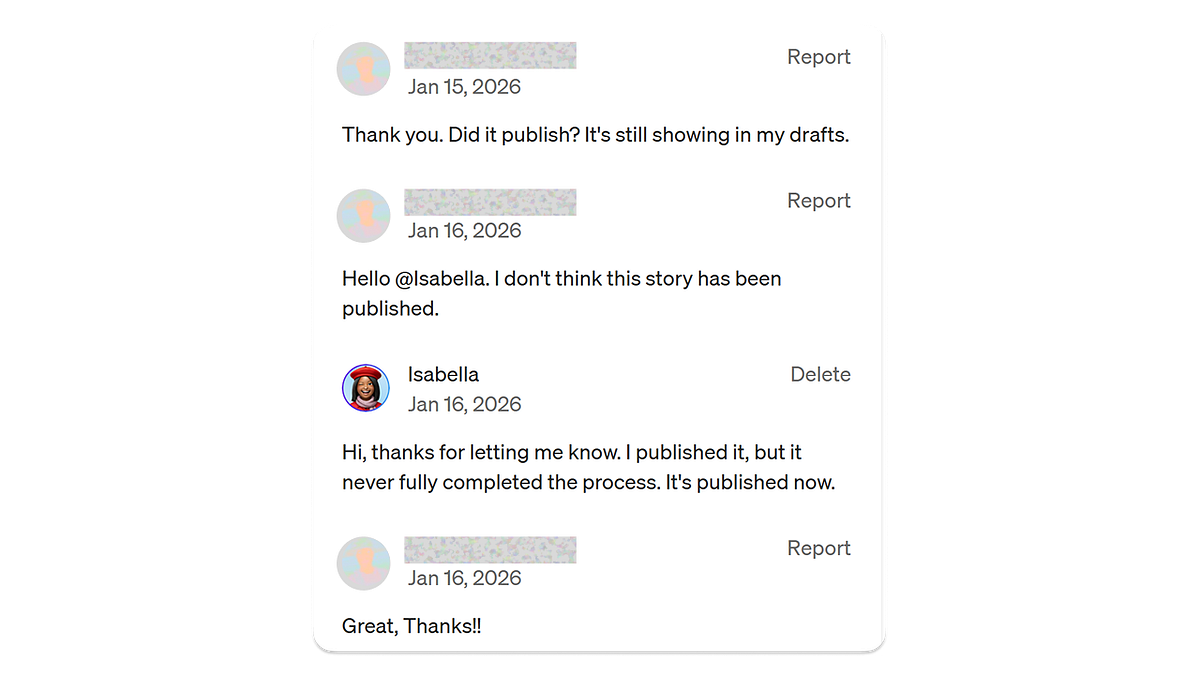 ⚠️ SSV: Has your story been published? | by Isabella | Jan, 2026 ...
