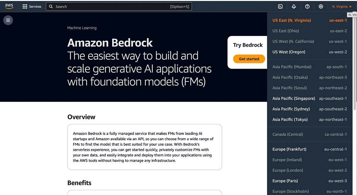 Amazon Bedrock. In here we will be implementing a Use… | by Meera Nair | Medium
