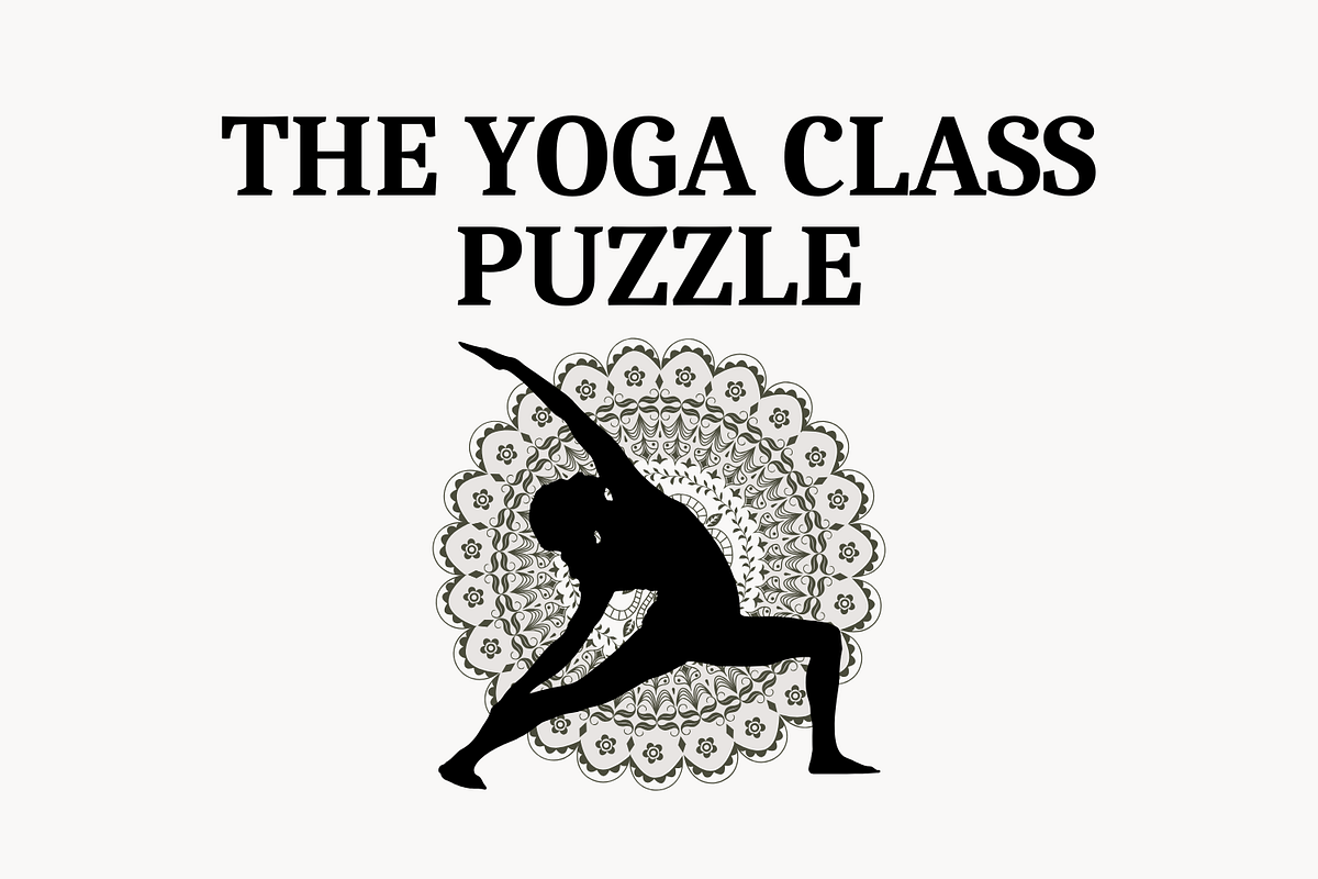 The Yoga Class Calendar Word Puzzle | Rajul Saxena | Puzzle Sphere