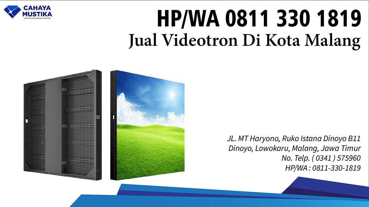 TELP 0811–330–1819, Jual Panel Led Videotron Di Kota Malang | by Jual ...