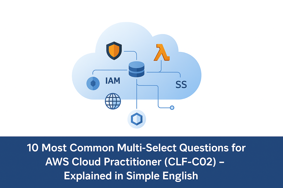 10 Most Common Multi-Select Questions for AWS Cloud Practitioner (CLF ...