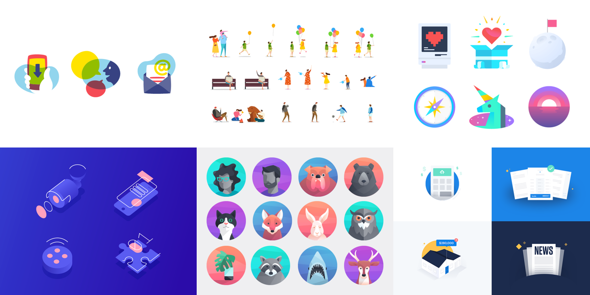 Friday Design Inspiration: 15 Interesting Iconography Sets | by Julian ...