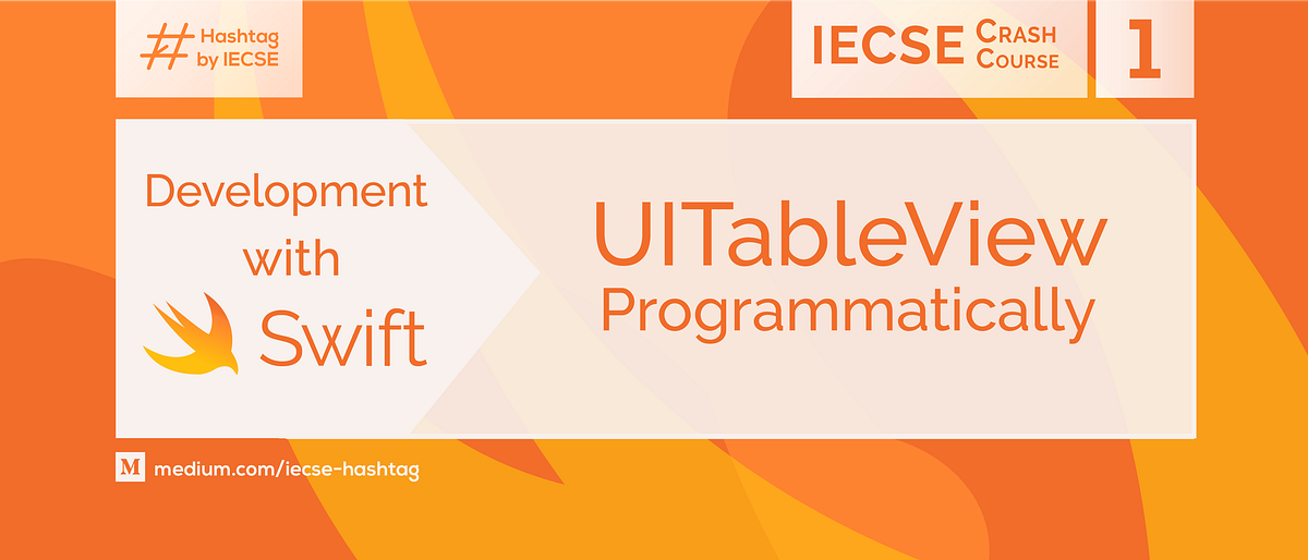 Part 1 — Creating iOS Apps Programmatically! | by Dhruvik Chevli | Hashtag by IECSE | Medium