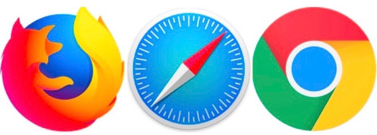 Google Chrome Firefox Safari