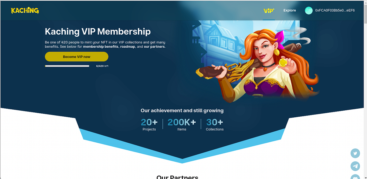 Kaching VIP Membership Mint Tutorial | by Ki Ageng Satria Pamungkas ...