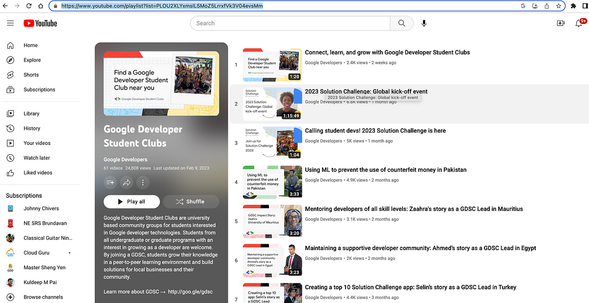 Extracting Data From Youtube API. In this article, I will show you the… | by abhinaya rajaram ...