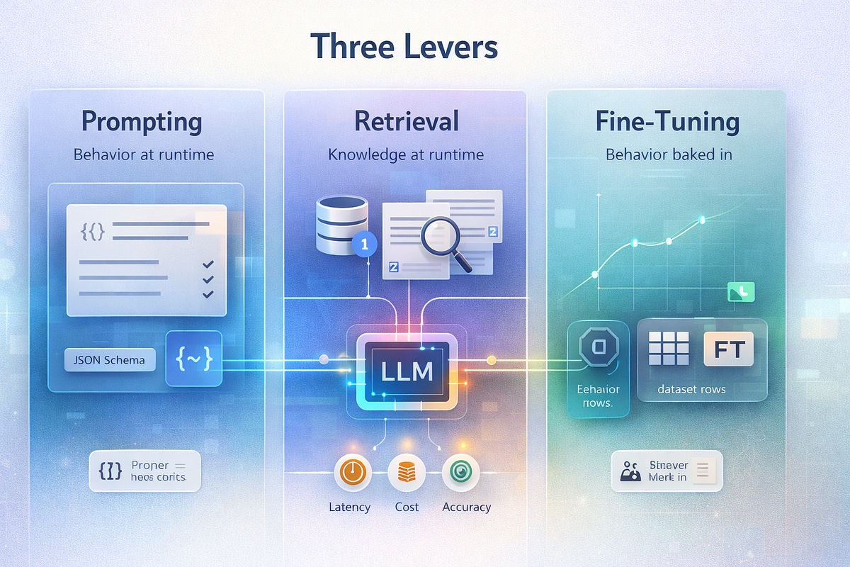 The 3 Levers of LLM Performance That Actually Work | by Thinking Loop ...