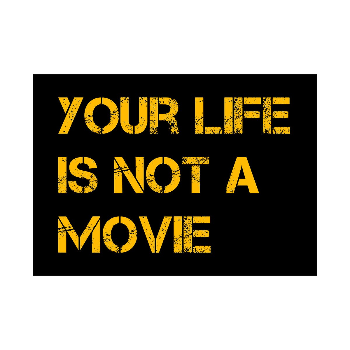 Your Life is Not a Movie. Stop Looking for a ‘Main Character’… | by ...