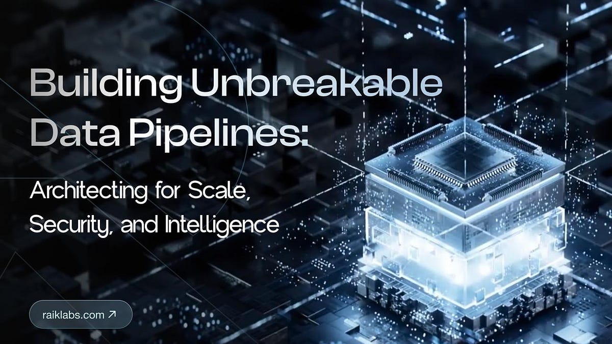 Building Unbreakable Data Pipelines: Architecting for Scale, Security, and Intelligence | by ...