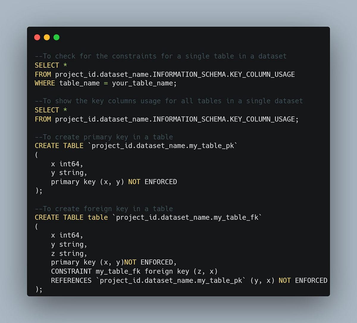 BigQuery introduces Primary and Foreign Keys | by Abhik Saha | Medium