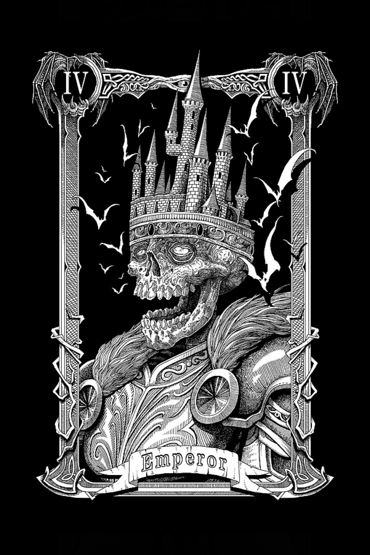 The Emperor，IV. The Emperor sits on a ram-adorned… | by TAROT | Medium