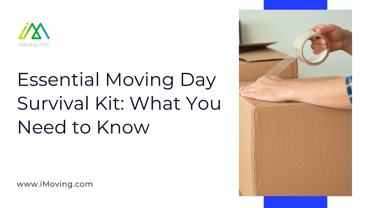 Essential Moving Day Survival Kit: What You Need to Know | by iMoving ...