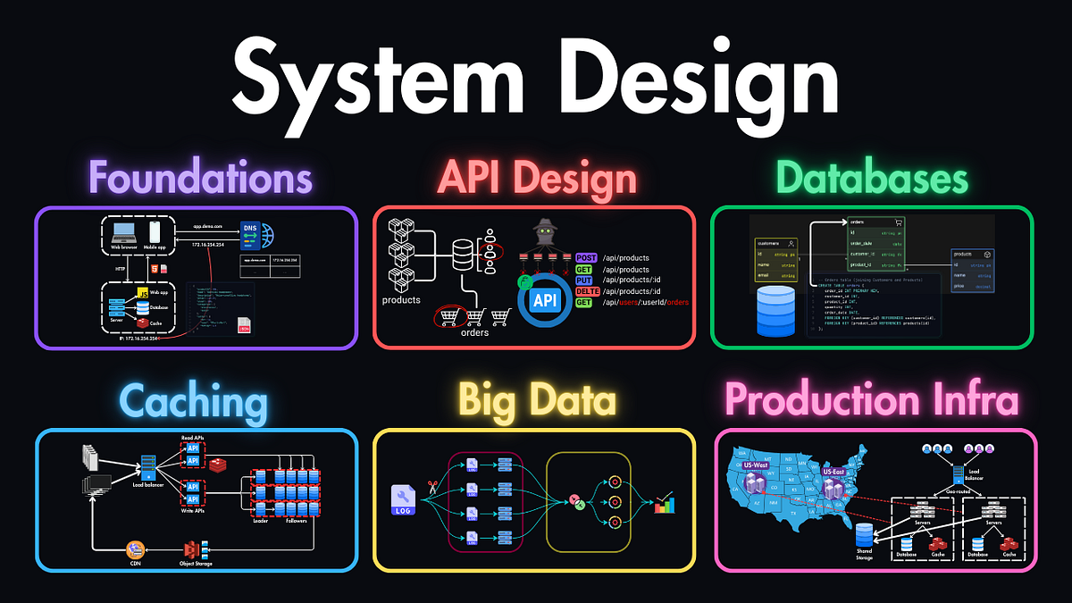 System Design Explained: APIs, Databases, Caching, CDNs, Load Balancing ...