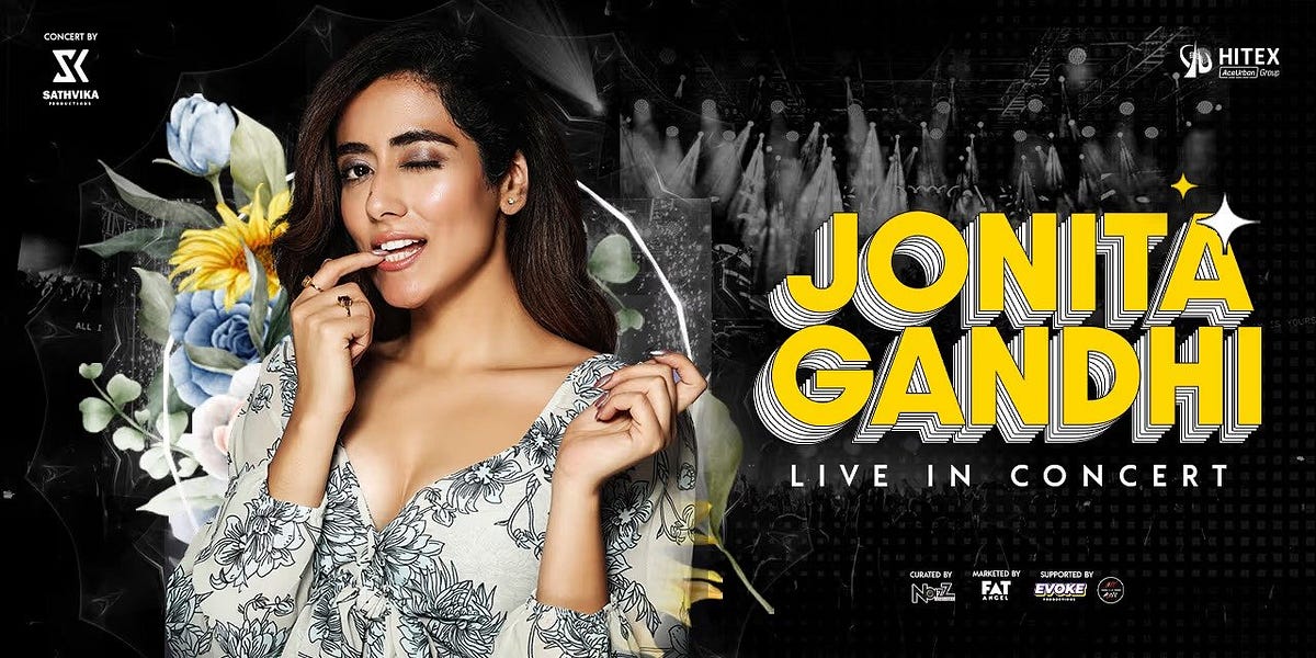 JONITA GANDHI LIVE IN CONCERT, HYDERABAD - Eventsfunzippy - Medium