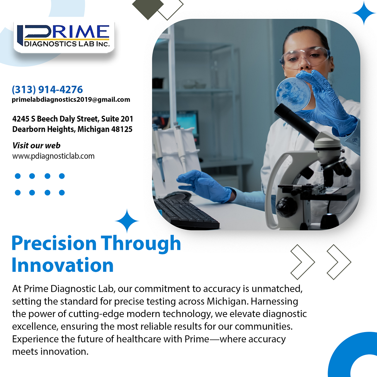 Prime Diagnostic Lab INC - Plabdiagnostics - Medium