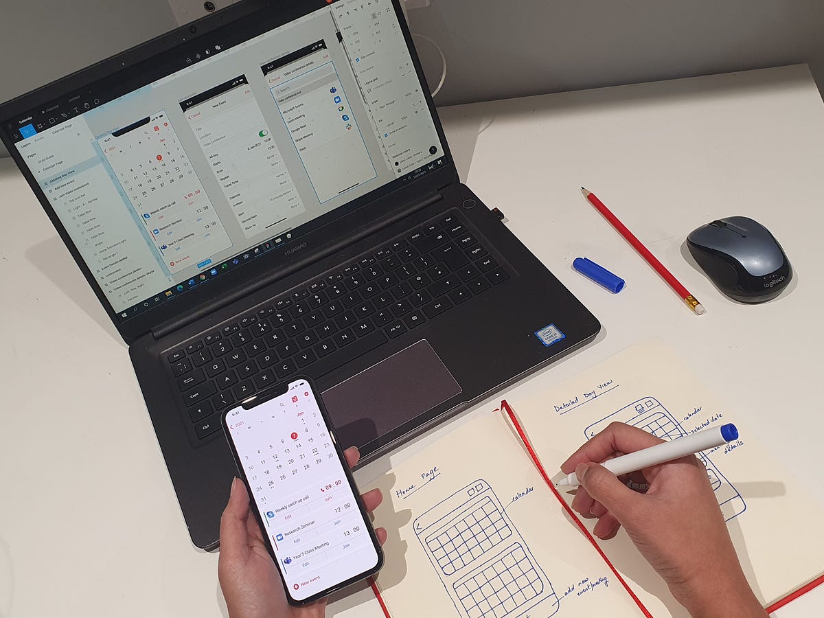 Case Study : Redesign iOS Calendar for Video Conference Meetings | by ...