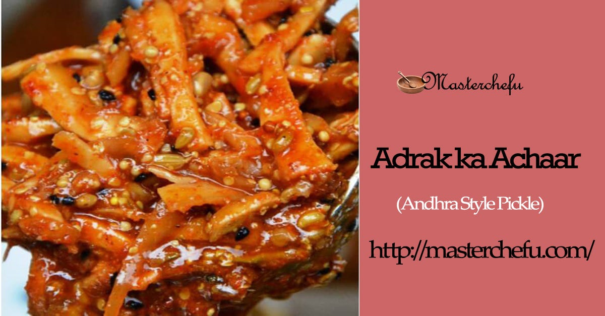 adrak ka achaar-ginger pickle recipe | by Food Recipes | Medium