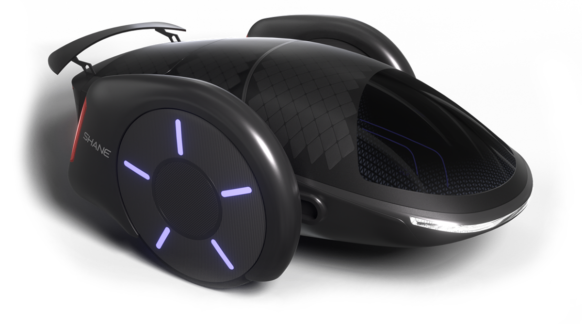 Meet The Shane, The Futuristic Five-Seater Electric Car With Two Giant ...