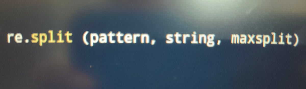 What is the re.split() function in Python? | by vasalayasaswini@gmail.com | Medium