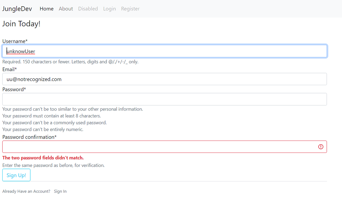 A Django Blog In VS Code — Forms & Validations | by J3 | Jungletronics ...