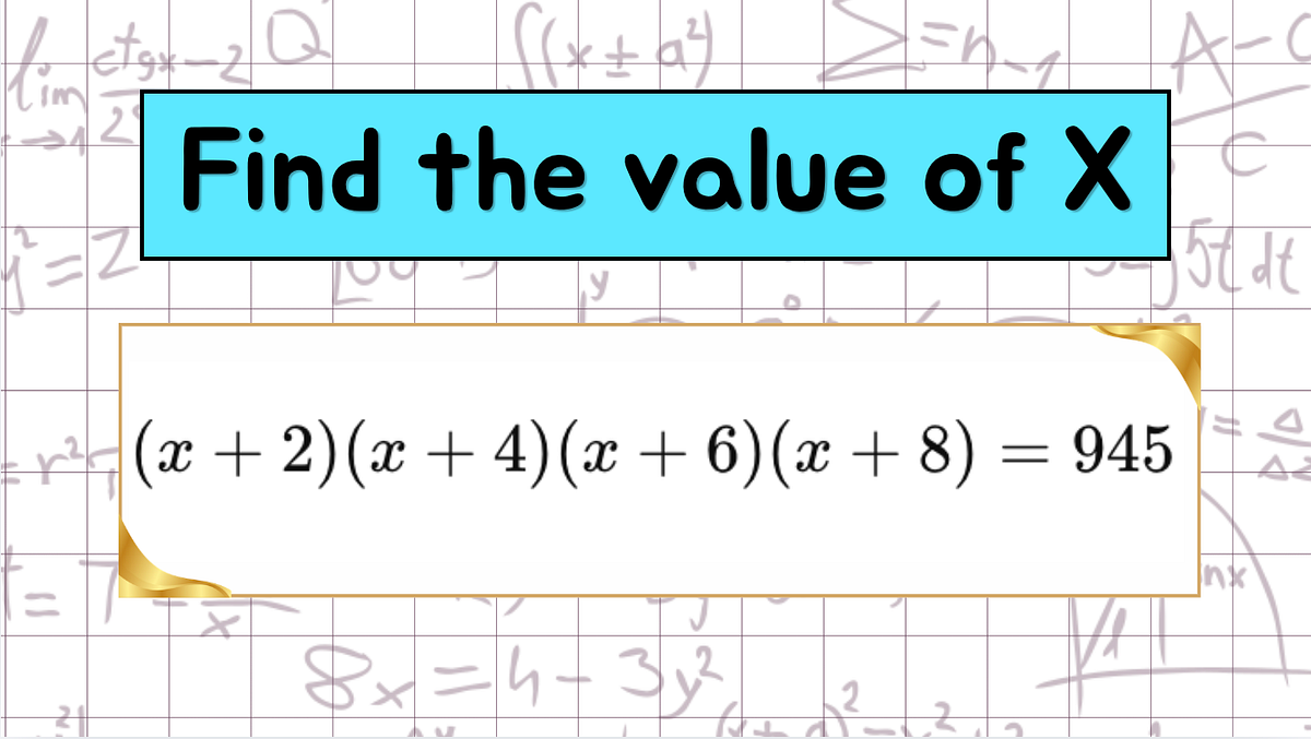Only GENIUSES Can Find ALL Values of x in Under 20 Seconds | by Ritvik ...