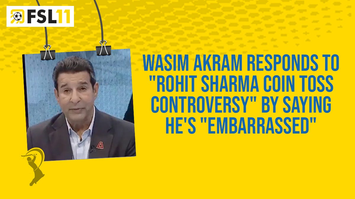 Wasim Akram Responds to “Rohit Sharma Coin Toss Controversy” by Saying ...