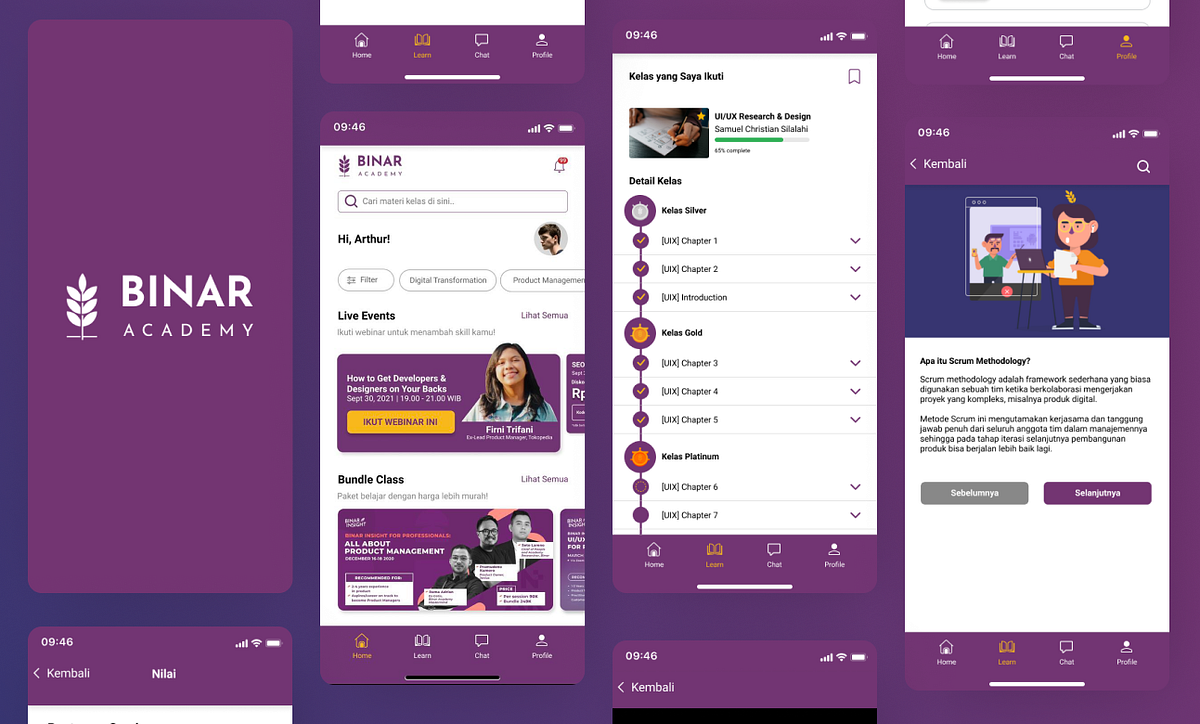 Re-design Binar Academy Application | by Adila Helmi | Medium