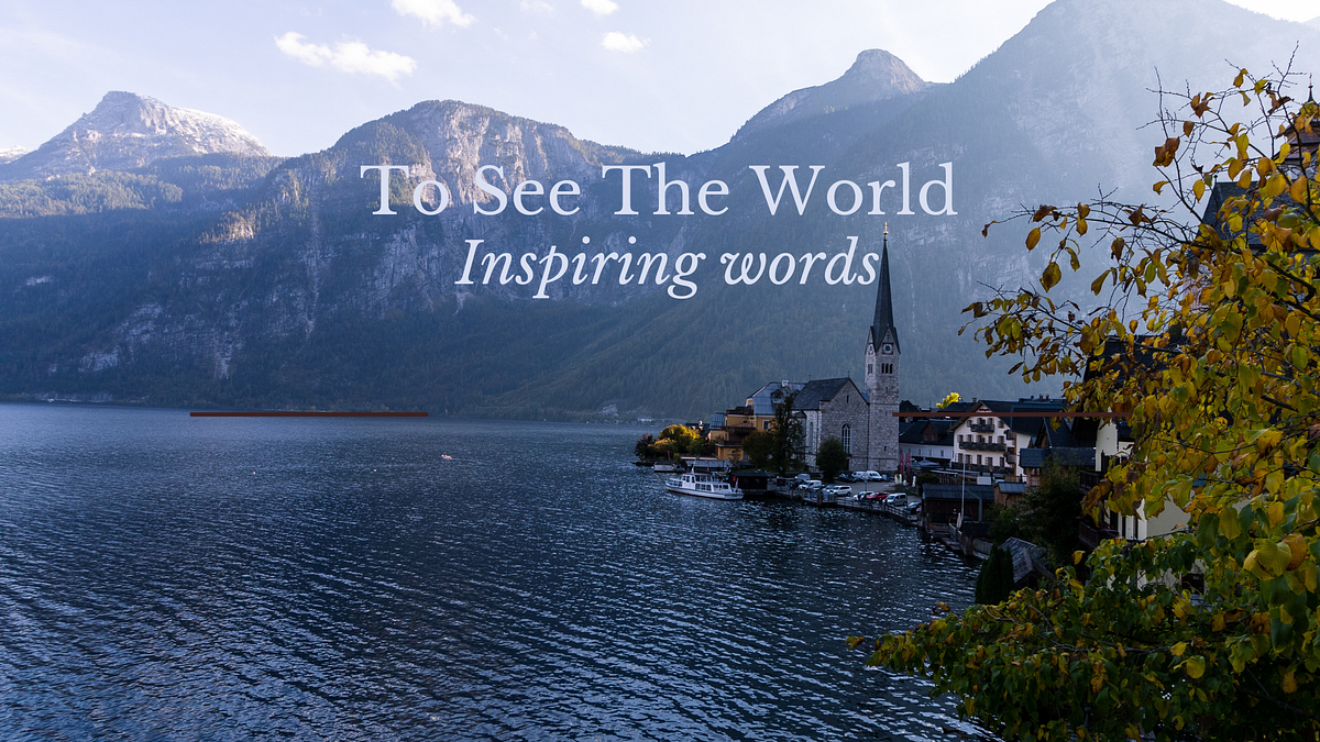 To See The World From Others. Inspiring quote breakdown — for your ...