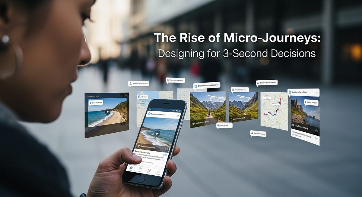 The rise of micro-journeys: Designing for 3-second decisions | by ...
