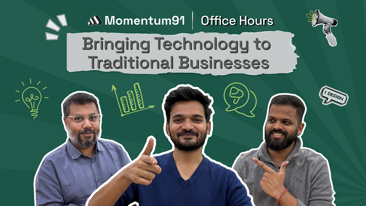 Bringing Technology to your Traditional Business | by Team Momentum91 ...