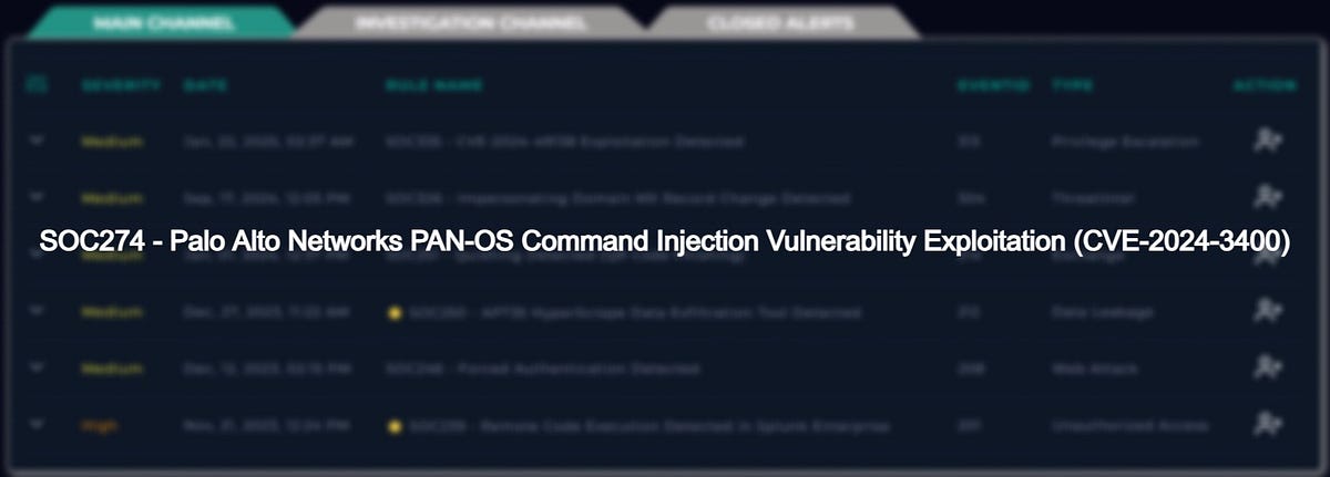 Letsdefend Walkthrough For Soc274 — Palo Alto Networks Pan Os Command Injection Vulnerability