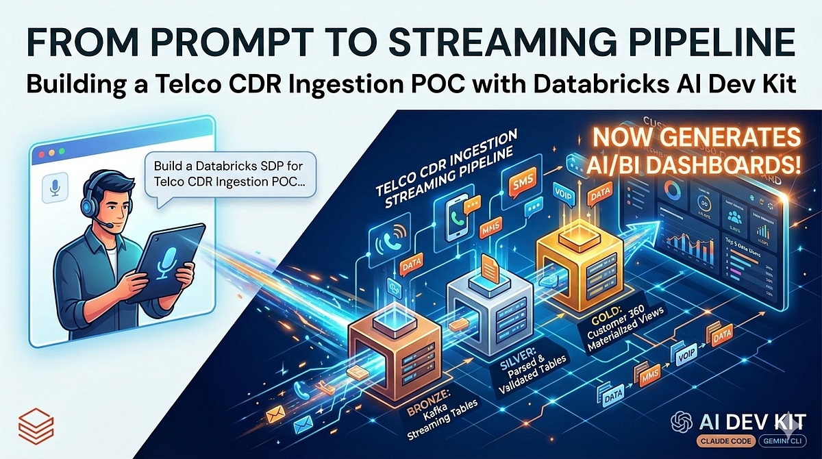 From Prompt to Streaming Pipeline: Building a Telco CDR Ingestion POC ...