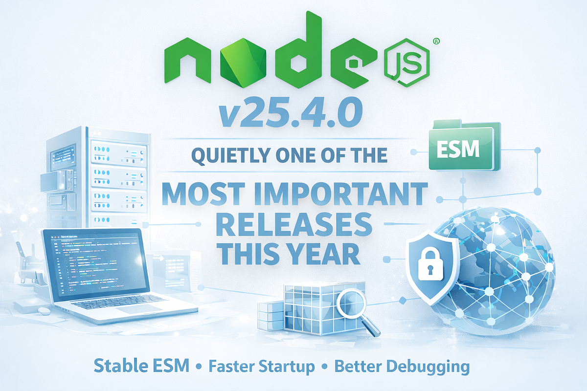 Node.js v25.4.0 Is Quietly One of the Most Important Releases This Year | by Sachin Kasana | Jan ...