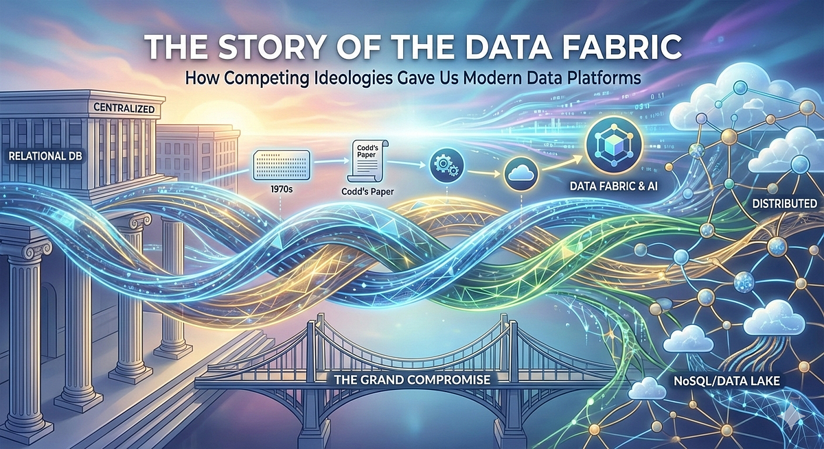 The Story of the Data Fabric. How two competing ideologies brought us ...