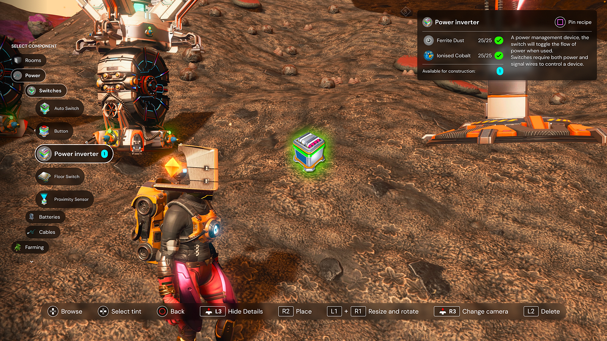 Redesigning No Man’s Sky Building User Interface | by Fernando Lins | Bootcamp | Medium